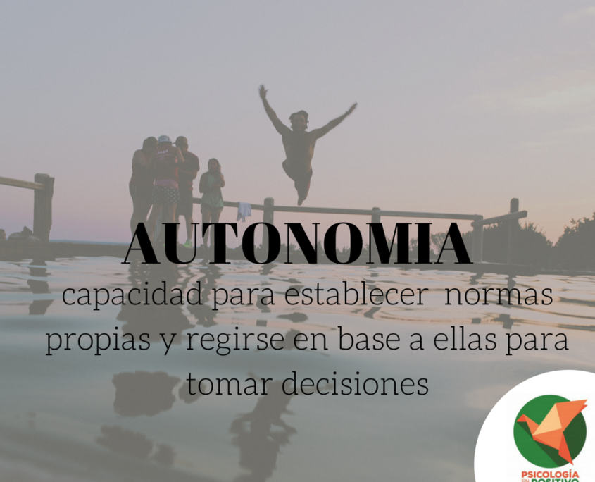 Qué es Autonomía